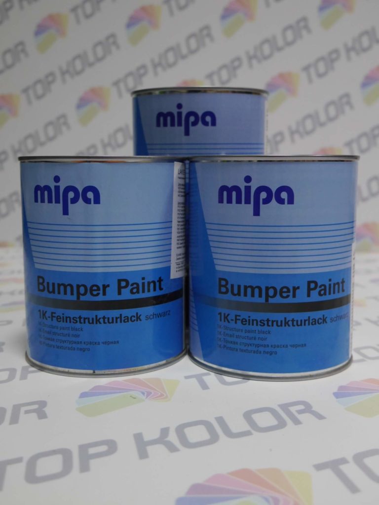 Mipa bumper paint lakier strukturalny do zderzaków szara | TopKolor